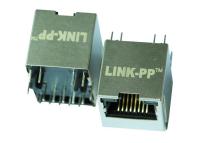 China 5-2301995-3 Vertical RJ45 Jack 10/100 BASE-TX Magnetic LPJD4012B47NL for sale