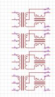 China G24P02S 10/100/1000 BASE-T SMD-24P LAN Magnetics Module 15.1x7.1mm for sale