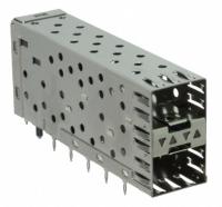 China SFP0-3040-L Stacked 2x1 SFP Cage with Light Pipes Press-Fit 5Gbps for sale