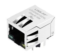 China LPJG4801GENL Gigabit RJ45 Connector With LED Industrial Grade for sale
