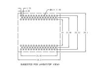 China LP88804PNL Ethernet Gigabit Quad Port DIP Transformer For POE+ Application for sale