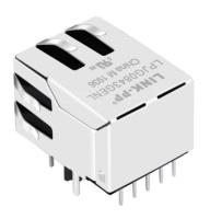 China LINK-PP LPJG0843GENL Gigabit RJ45 Connector with 1500Vrms Hi-Pot for sale