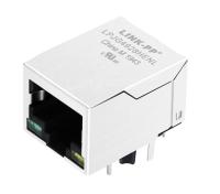 China LPJG4928HENL 1000 Base-T PoE+ RJ45 Connector with LED 1x1 Port for sale
