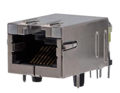 China 08B1-1X1T-06-F RJ45 Integrated Connector Module 10/100BASE-T MagJack for sale