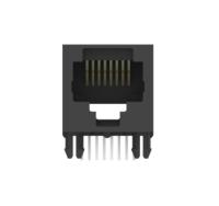 China 5520426-4 8P8C RJ45 Modular Jack Cat 3 Right Angle Through-Hole for sale