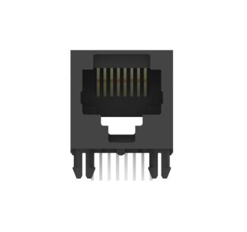 China 5520426-4 8P8C RJ45 Modular Jack Cat 3 Right Angle Through-Hole for sale
