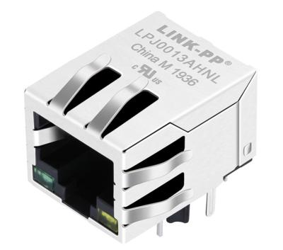 China RB1-125BAG1A 10/100Base-T Magnetic RJ45 Connector with Transformer for sale