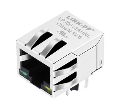 China RB1-125BTAGA 10/100 Base-T RJ45 Connector Built-in Green/yellow LEDs for sale