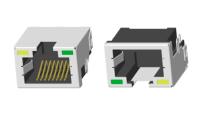 China KRJ-CB4.2YGZNL Shielded RJ45 Modular Jack (Tab-Up, DIP, with LED) for sale