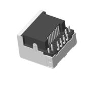 China KRJ-CB4.2YGZNL Shielded RJ45 Modular Jack (Tab-Up, DIP, with LED) for sale