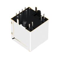 China LPJD4536BHNL Vertical RJ45 Connector with 1000 BASE-T Integrated Magnetics for sale