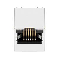 China LPJD4536BHNL Vertical RJ45 Connector with 1000 BASE-T Integrated Magnetics for sale
