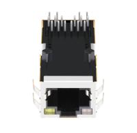China LPJK0036AONL 1x1 RJ45 ICM Built-in Magnetics Duplex LED Indicator for sale
