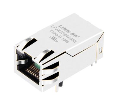 China JK0-0177NL 1000BASE-T PoE+ RJ45 PoE+ RJ45 Connector (Tab-Up, 35W PSE, 2250VDC) for sale