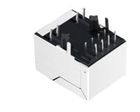 China LPJE160HENL Tab-Down RJ45 Modular Jack with Green/Yellow LEDs, Industrial Grade for sale