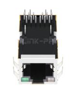 China LPJK2064A9NL 1000BASE-T RJ45 Connector with LED and PoE Support for sale
