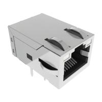 China JXF0-1012NL Gigabit RJ45 Connector with 90W PoE++ (Rugged, THR, Bi-Colour LEDs) for sale
