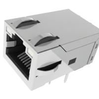 China JXF0-1011NL Through-hole Reflow RJ45 Gigabit MagJack With 2250VDC Isolation for sale
