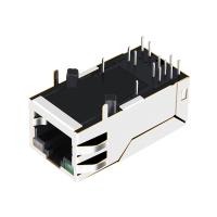 China LPJK1014A8NL 10/100BASE-T PoE RJ45 MagJack with LEDs & EMI Fingers for sale