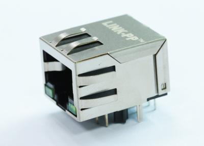 China RB1-1Q9BAK1A Gigabit Magnetic RJ45 Jack with 1000 Base-T Magnetics LPJG0803A27NL for sale