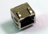 China 10221188B074 Rj45 Connectors With LED 8P8C Shielded Thru-Hole LPJE101AGNL for sale