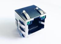 China 42017-00XXX1 Tab Up RJ45 Modular Jack 8P8C Shielded R/A With LED LPJE101AHNL for sale