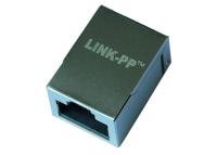 China RJCSE538001 SMT 1x1 Port RJ45 Magjack Connector Without Magnetics LPJES101CNL for sale