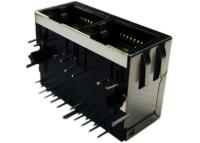 China Multi-port RJ45 HFJ12-1G01ER-L12RL Double Port Gigabit FastJack LPJG26813AENL for sale