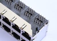 China JC0-3022NL Stacked 2x6 Port RJ45 Female Connector Without LEDs for sale