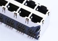 China JC0-3022NL Stacked 2x6 Port RJ45 Female Connector Without LEDs for sale