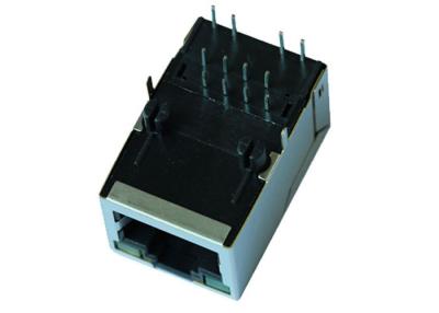 China ARJM11D7-805-AN-CW4 RJ45 Modular Jack Integrated 2.5G Base-T Tab Up for sale