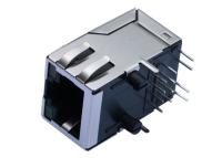 China ARJM11C7-809-JJ-CW2 Tab Up Rj45 Modular Jack 2.5G Magnetics for sale