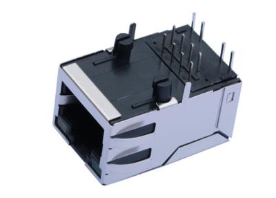 China ARJM11C7-809-JJ-CW2 Tab Up Rj45 Modular Jack 2.5G Magnetics for sale