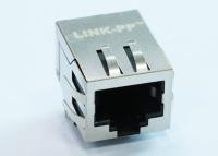 China ARJM11A1-809-NN-EW2 RJ45 Magnetic 1x2.5GMbps, Right Angle Shield W/LED for sale