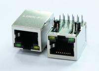 China ARJM11B1-805-AB-CW2 RJ45 Single Port 2.5G Base - T , LED G / Y,  Tab Down for sale