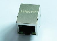 China ARJM11A1-809-JA-CW2 RJ45 Single Port 2.5G BaseT LED G/Y EMI Fingers Tab Down for sale