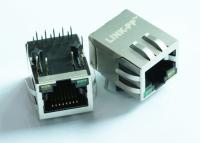 China ARJM11A1-805-AD-CW4 RJ45 Single Port 2.5G BaseT , W / LED, EMI Fingers, Tab Up for sale