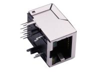 China ARJM11B3-805-AD-CW4 RJ45 Connector Single Port 2.5GMbps W/ LED EMI Fingers for sale