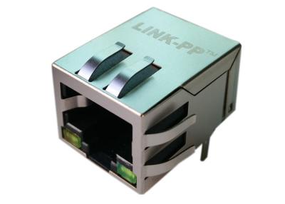 China ARJM11A1-805-KB-ER2-T 2.5G Base-T RJ45 Female Modular Jack With LEDs for sale