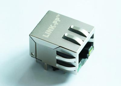 China ARJM11A1-809-AN-EW4 1X1 Port RJ45 Modular Jack Integrated 2.5G Base-T for sale