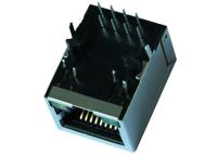 China ARJM11B3-809-JJ-EW2 2.5G Single Port RJ45 Connector With Magnetics Module for sale