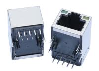 China ARJM11D7-809-JJ-ER2-T Tab Up 2.5G base-t Female 1X1 RJ45 Connector for sale