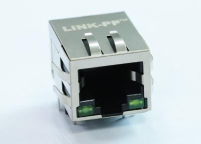 China ARJM11A3-809-JA-EW4 Single Port RJ45 Ethernet Jack With LEDs 8 Pin 2.5G Base-T for sale