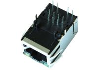 China 2.5G Base -T Single Port RJ45 Ethernet Jack With LEDs 8 Pin ARJM11C7-805-JA-ER4-T for sale