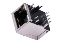 China ARJM11B3-805-AN-ER4-T Tab Down 2.5G base-t Female 1X1 RJ45 Connector for sale