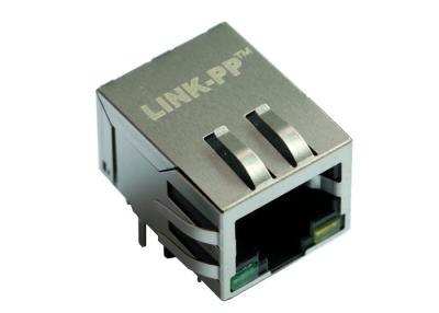 China ARJM11A1-805-JJ-ER2-T 2.5G Base-T Single Port RJ45 Connector with Rectifier Bridge for sale