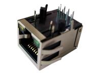 China ARJM11A1-805-JJ-ER2-T 2.5G Base-T Single Port RJ45 Connector with Rectifier Bridge for sale