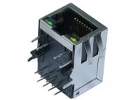 China ARJM11A1-809-KK-ER2-T Single Port RJ45 Ethernet Jack With LEDs 8 Pin 2.5G for sale