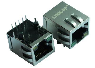 China 2.5G Base -T Single Port RJ45 Ethernet Jack With LEDs 8 Pin ARJM11A3-805-KK-ER2-T for sale