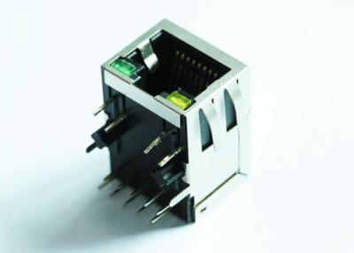 China ARJM11A1-805-AB-ER4-T 2.5G Base-T RJ45 Modular Jack With LED LPJxxxxxNL for sale